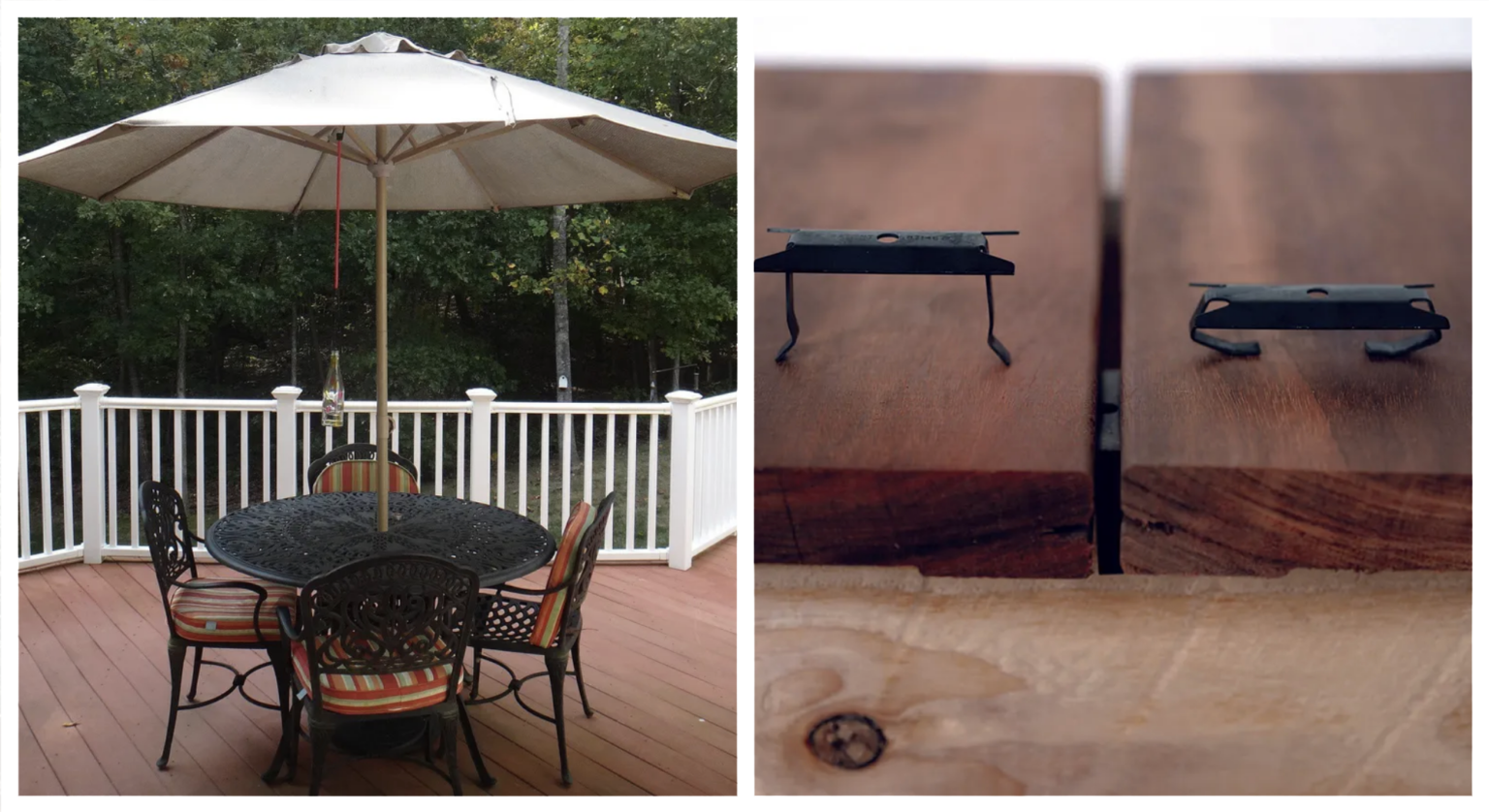 Hidden Deck Fasteners for Wooden Decking | Wood Deck Board Clips